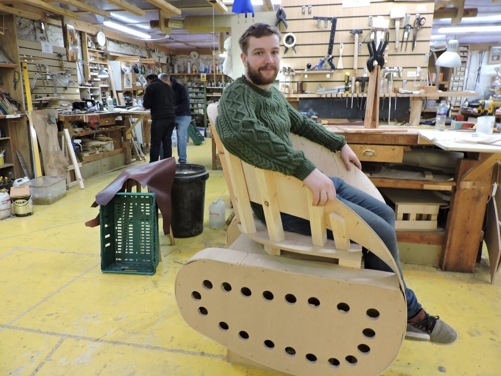 Infinity chair coming to life - Chippendale School of Furniture